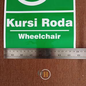 Jual Stiker kursi roda - Stiker wheelchair - Stiker lambang kursi roda ...