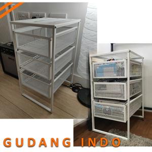 Jual Rak Laci Besi Serbaguna LACI BAWAH MEJA KERJA Drawer 3 Susun Laci ...