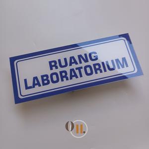 Jual Stiker Ruang Laboratorium - Stiker Nama Ruang - Stiker Ruangan ...