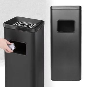 Jual Tempat Sampah Asbak Rokok Vertikal Persegi Panjang Stainless Steel ...