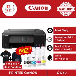 Promo Printer Canon PIXMA G1730 Print Only InkTank ORIGINAL - INK ...