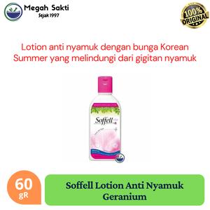 Jual Soffell Lotion Wangi Bunga Geranium 60 gR | Lotion Anti Nyamuk ...