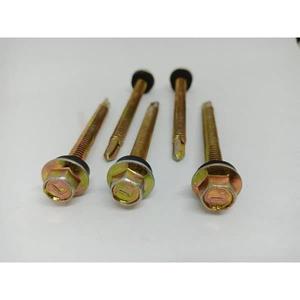 Jual 50 PCS - Sekrup Roffing M-12 x 75 Baut Atap Spandek Baja Ringan ...