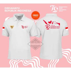 Jual Mantap TYPE 3 KAOS POLO AGUSTUS 79th Nusantara Indonesia Maju ...