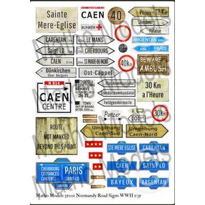 Jual Matho Models Normandy Road Signs WWII aksesoris diorama - Kota ...
