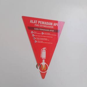 Jual Akrilik APAR - Akrilik Segitiga Cara Pemakaian APAR - Fire ...