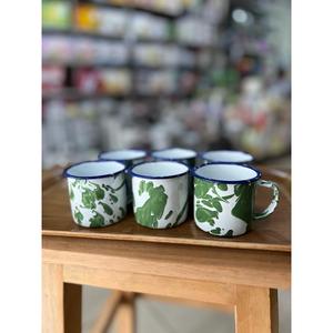 Jual Gelas Cangkir Enamel Motif Blirik 6cm Paket 12PCS, Gelas Motif ...