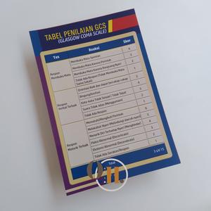 Jual Poster Tabel GCS - Poster Glasgow Coma Scale - Poster UGD ...