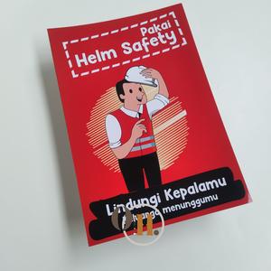 Jual Poster Pakai Helm Safety - Poster Keselamatan Kerja - Poster ...