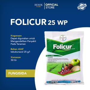 Jual FOLICUR 25 WP 50 GR | Fungisida | Mengendalikan Penyakit Tanaman ...