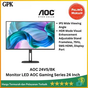 Jual Monitor AOC 24 inch | AOC 24V5 24 Inch IPS 4ms FHD Adaptive Sync ...