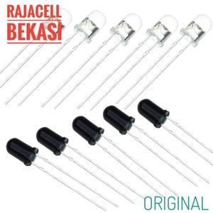 Jual 1 pasang LED IR Infrared Emitter & Receiver diode 3mm 940nm - Kota ...