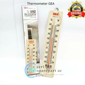 Jual GEA alat ukur suhu Thermometer kayu Termometer ruangan Termometer ...