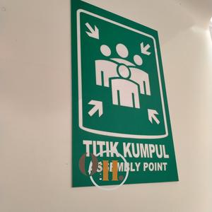 Jual Akrilik Papan Titik Kumpul - Akrilik Assembly Point - Signage ...