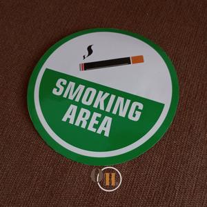 Jual Stiker smoking area - Stiker kawasan merokok - Stiker vinyl ...