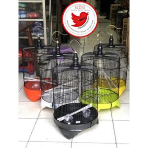 Jual SANGKAR BESI BULAT UKURAN MEDIUM UNTUK LOVEBIRD KENARI PARKIT FULL ...