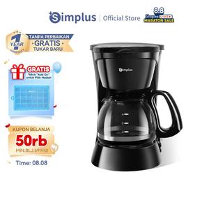 Jual Simplus Coffee Maker Mesin Kopi 600ml pembuat kopi espresso americano otomatis upgraded ...