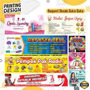 Jual Custom Design Cetak Banner Spanduk Backdrop Background Baliho Flexi 280g - Kota Bandung ...
