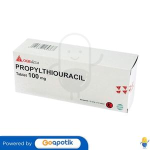 Jual PROPYLTHIOURACIL OGB DEXA MEDICA 100 MG BOX 100 TABLET ...