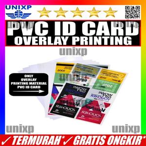 Promo Bahan Printer Id Card Cetak Id Card Kertas Pvc Id Card Overlay ...
