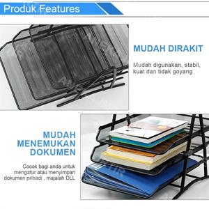 Jual Rak Kertas Dokumen Surat 3 Susun - Paper Document Letter Tray 3 ...