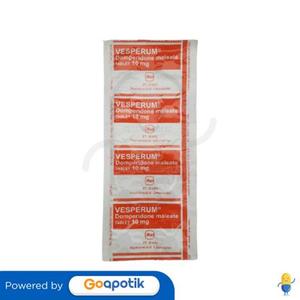 Jual VESPERUM 10 MG STRIP 10 TABLET - Kota Tasikmalaya - Apotek Wisaka ...