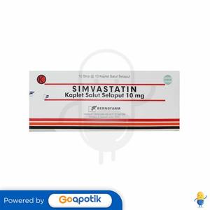 Jual SIMVASTATIN BERNOFARM 10 MG BOX 100 TABLET - Jakarta Timur ...