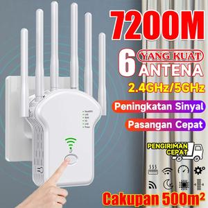 Jual Terlaris 2/6 Antena 300M/1200M WIFI Repeater Wireless Wifi Range ...
