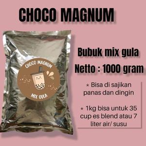 Jual Ss - Bubuk Minuman Boba Rasa Choco Magnum 1Kg Mix Gula - Jakarta ...