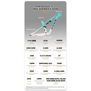 Jual STYX Carbon MTB Bike Frame 29 Full Suspension Mountain Bicycle ...