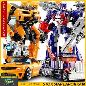 Jual Robot Transformer Optimus Prime - Bumblebee / Robot Bisa berubah jadi mobil / Mainan Robot ...