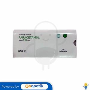 Jual PARACETAMOL KIMIA FARMA 500 MG BLISTER 10 TABLET - Kota Palembang ...