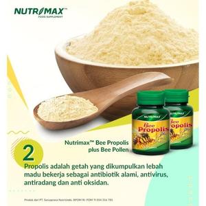 Jual Nutrimax Bee Propolis Plus Bee Pollen 30 Tablets Sinus Asma Batuk ...