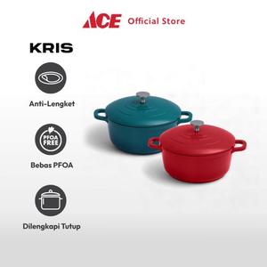 Promo Kris Carol Panci Casserole Dengan Tutup Aluminium Pot Masak Oven Food Grade Wadah Masak ...