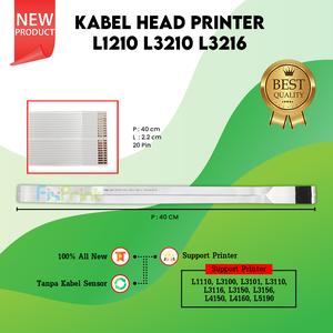 Jual Kabel Print Head Epson L1110 L3110 Printer L3150 L3156 L1210 L3210 ...