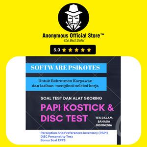 Jual KOLEKSI SOAL TES DAN ALAT SKORING PSIKOTEST PAPI KOSTICK DAN DISC ...