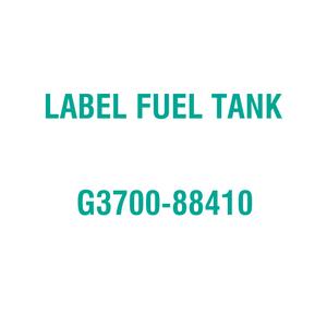 Jual G3700-88410 LABEL FUEL TANK FOR KUBOTA GENUINE ENGINE PARTS ...