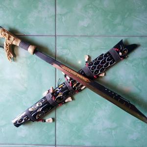 Jual Mandau Antik Khas Kalimantan Asli Motif Temeng - Kab. Bogor ...