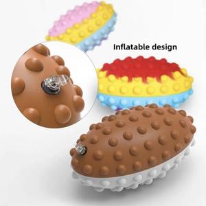 Jual Pop It Bola Rugby New Football Needoh Stress Ball Fidget Toy ...
