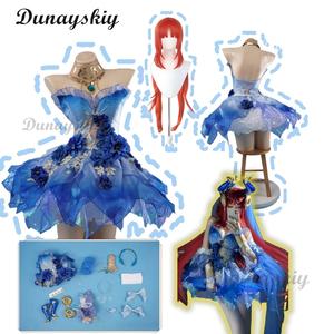 Jual Genshin Impact Fanart Nilou Ballet Dress Cosplay Costume Wig Game ...