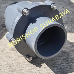 Jual Check valve 2 inch inc Swing Tabok check valve pvc 2" inch kdj ...