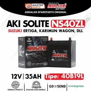 Promo Aki Solite NS40ZL 12V 35Ah untuk Suzuki Ertiga, Karimun Wagon ...
