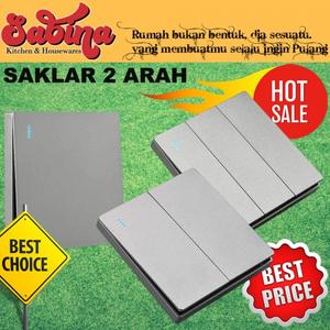 Jual Saklar Lampu 2 Arah Modern Minimalis Frameless Luxury Panel 2 Way ...