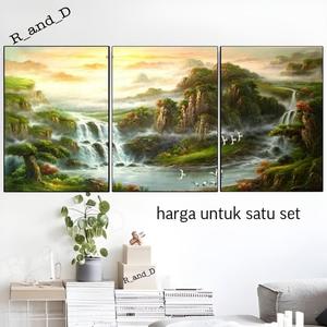 Promo Hiasan dinding dekorasi rumah poster kayu ukuran 120x60, Dekorasi ...