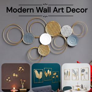 Jual 【Ready】Wall Decor Metal Hiasan Dinding Daun Aesthetic Nordic Style ...