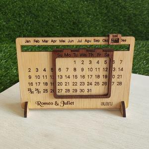 Jual Termurah kalender kayu sepanjang masa calendar abadi aesthetic ...