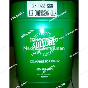 Jual OIL Air Compressor SULLAIR 250022-669 SULLUBE / Oli Kompresor Sul ...