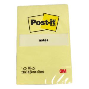 Jual 3M - Post It Sticky Notes 656-1CY 50mm x 76mm Yellow - Pad - Kota ...