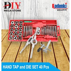 Jual Alat snai tap ulir dart mur baut kodenki hand tap and dies set 40 ...