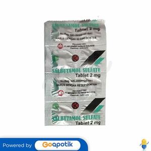 Jual SALBUTAMOL IMFARMID 2 MG STRIP 10 TABLET - Kota Surabaya - Apotek ...